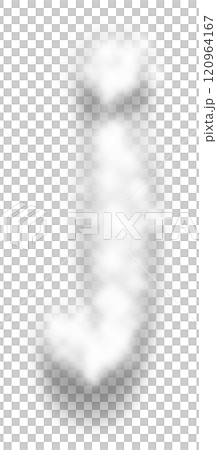 White Snow Alphabet Letter j Lowercaseのイラスト素材 [120964167] - PIXTA