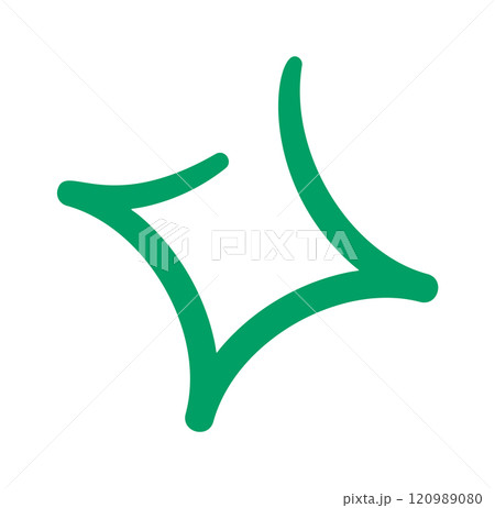 Star shape sparkle funky scribbleのイラスト素材 [120989080] - PIXTA