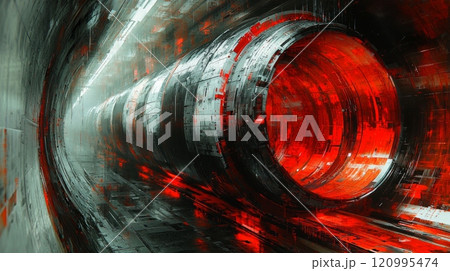 Depiction inner strength features radiant core...のイラスト素材 [120995474 ...