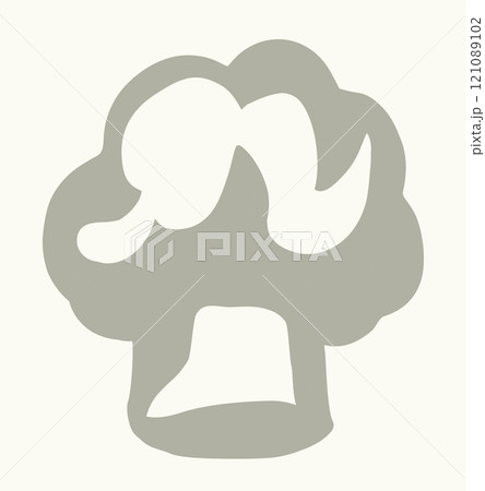Vector drawing. Old chef hatのイラスト素材 [121089102] - PIXTA