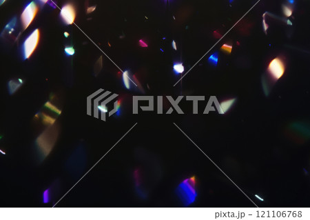 Colorful Abstract Light Reflections on Dark...のイラスト素材 [121106768] - PIXTA