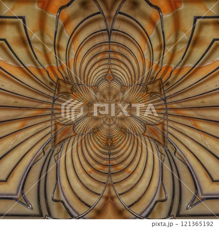 Luxury tiles design with mixed Spanish,...のイラスト素材 [121365192] - PIXTA