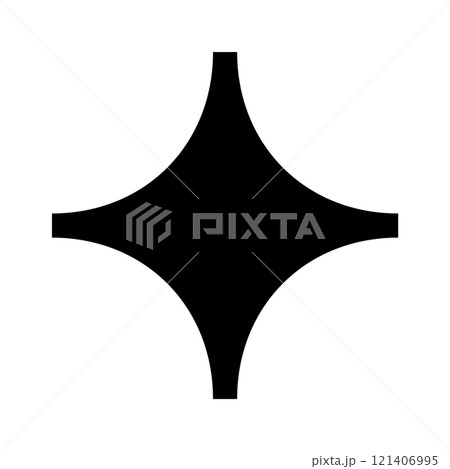 Modern simple bling spark elementのイラスト素材 [121406995] - PIXTA