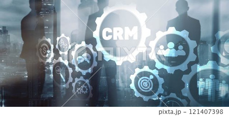 CRM Customer Relationship Management. Abstract...の写真素材 [121407398] - PIXTA