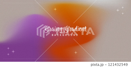 Abstract Retro Gradient Background with Grain...のイラスト素材 [121432549] - PIXTA
