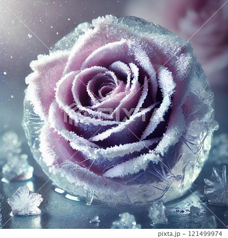 A stunning, high-quality image of a delicate...のイラスト素材 [121499974] - PIXTA