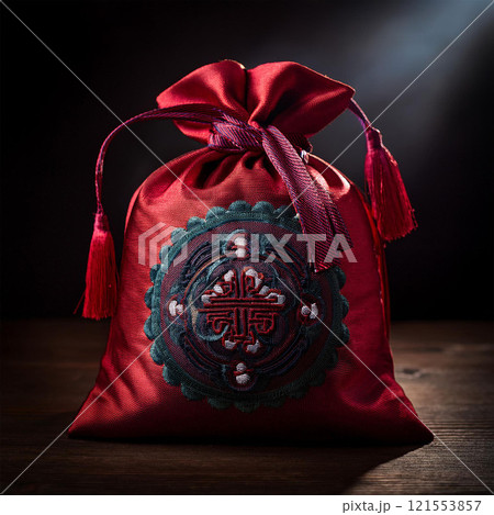 lucky pouch, fortune bag, traditional pouch,...のイラスト素材 [121553857] - PIXTA