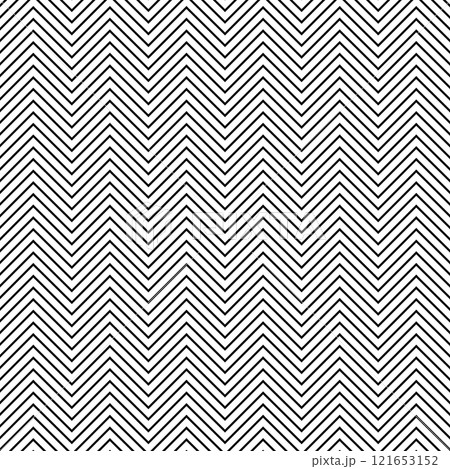 Geometric zig zag pattern, herringbone, vectorのイラスト素材 [121653152] - PIXTA