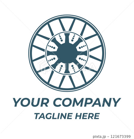 Rim vector logo illustrationのイラスト素材 [121673399] - PIXTA