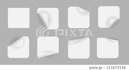 A comprehensive collection of Paper Corner Peel...のイラスト素材 [121673536 ...