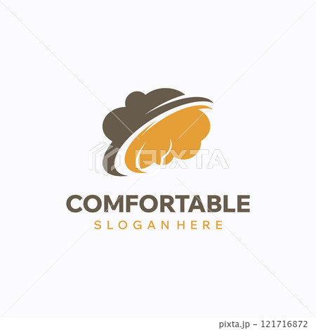 Comfortable cloud logo design template....のイラスト素材 [121716872] - PIXTA
