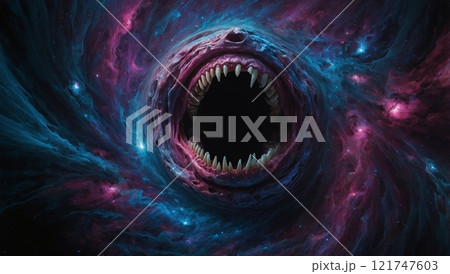 galactic entity devouring starsのイラスト素材 [121747603] - PIXTA