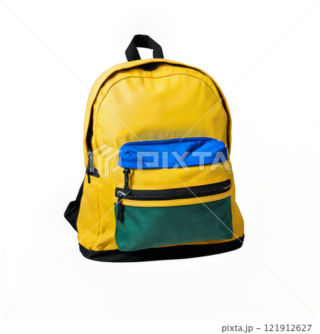 Brightly colored backpack with blue and green...のイラスト素材 [121912627] - PIXTA