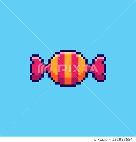 Pixel art Candy game asset designのイラスト素材 [121958684] - PIXTA