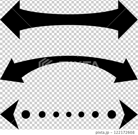 Extended, wide arrow - Stock Illustration [122172608] - PIXTA