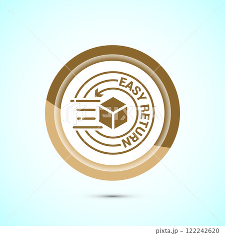Easy return icon design illustration, Easy...のイラスト素材 [122242620] - PIXTA