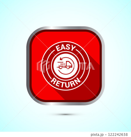 Easy return icon design illustration, Easy...のイラスト素材 [122242638] - PIXTA