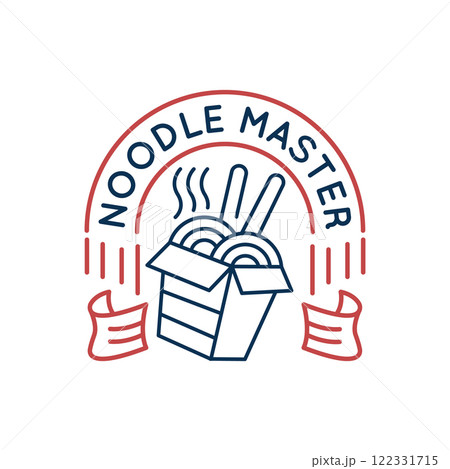 Simple Logo with Noodle master iconのイラスト素材 [122331715] - PIXTA