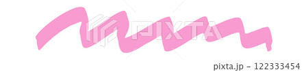 Pink color scrabble highlighter underlineのイラスト素材 [122333454] - PIXTA