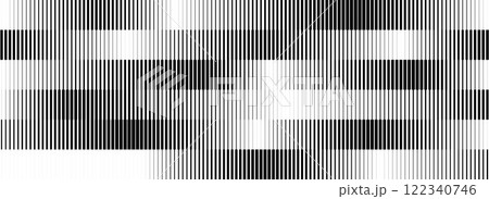 Black and white striped halftone gradient....のイラスト素材 [122340746] - PIXTA