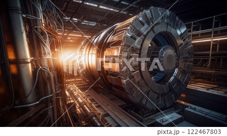 Advanced energy generator design in a...のイラスト素材 [122467803] - PIXTA