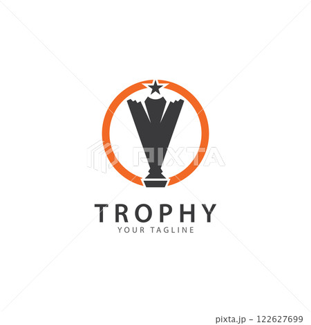 trophy logo vector illustration winner award...のイラスト素材 [122627699] - PIXTA