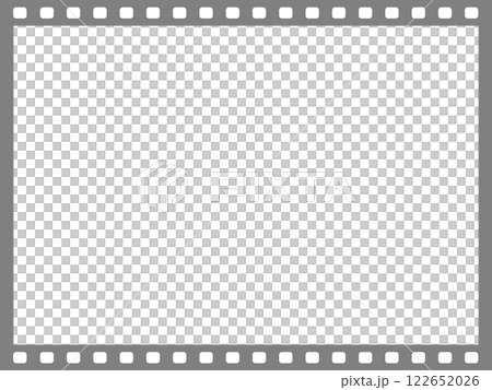 映画フィルムのフレームのイラスト素材 [122652026] - PIXTA