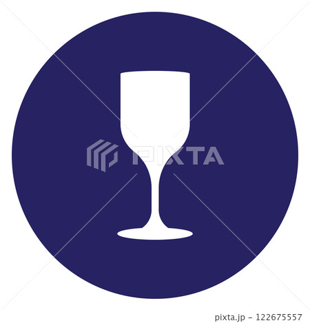 glass icon simple designのイラスト素材 [122675557] - PIXTA