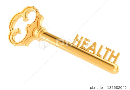 Key to Health concept, 3D renderingのイラスト素材 [122682042] - PIXTA