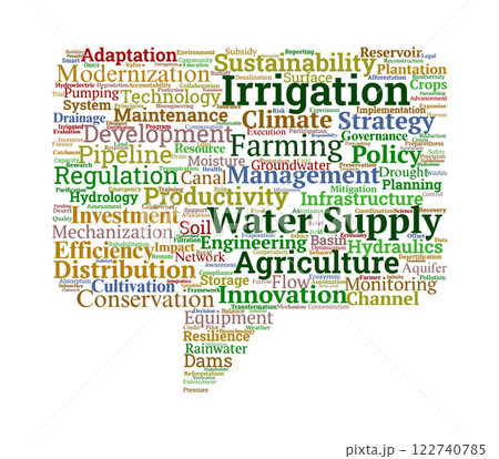 Irrigation Word Cloudのイラスト素材 [122740785] - PIXTA