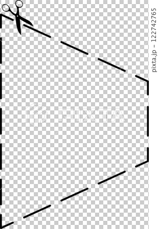 Cutting scissors geometricのイラスト素材 [122742765] - PIXTA