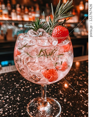 Cocktails are popular drinks at parties and...のイラスト素材 [122767426] - PIXTA