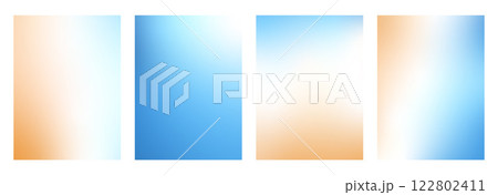 Blur beach gradient background . Gradation blue...のイラスト素材 [122802411 ...