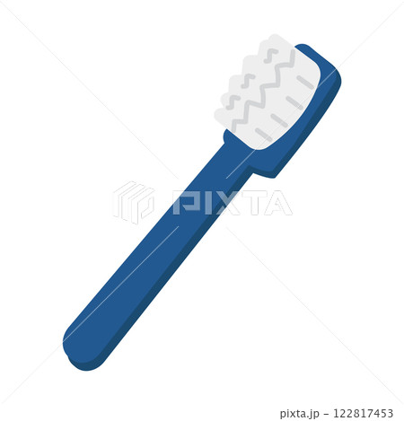 giant blue toothbrush with oversizedのイラスト素材 [122817453] - PIXTA