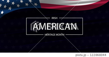 Celebrating Irish Contributions A March for...のイラスト素材 [122868044] - PIXTA