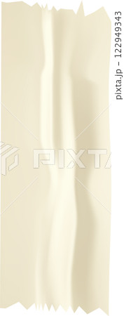 Beige sheet of paper folded vertically,...のイラスト素材 [122949343] - PIXTA