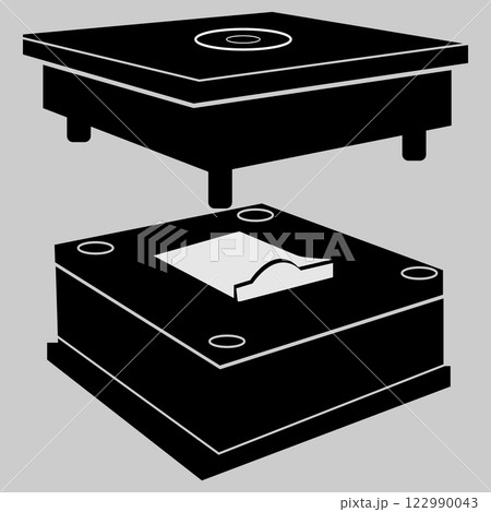 plastic injection molding icon vectors...のイラスト素材 [122990043] - PIXTA