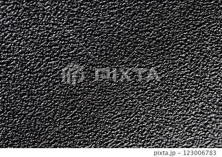 Black grainy plastic surface backgroundの写真素材 [123006783] - PIXTA
