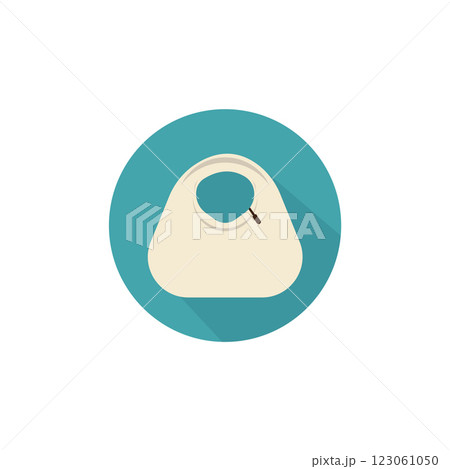 handbag with a brown clasp iconのイラスト素材 [123061050] - PIXTA