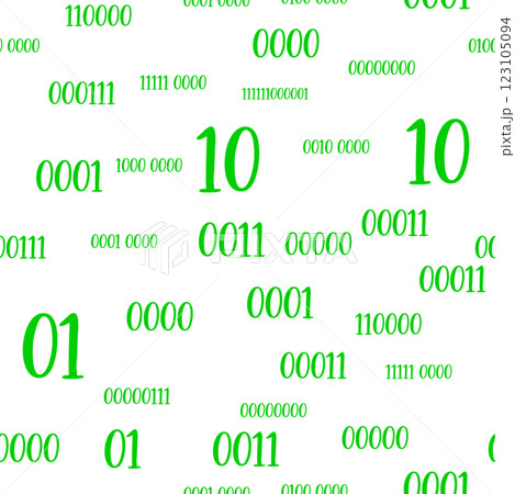 Decimal code Seamless pattern. Programming...のイラスト素材 [123105094] - PIXTA