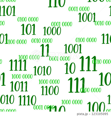 Decimal code Seamless pattern. Programming...のイラスト素材 [123105095] - PIXTA