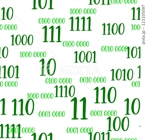 Decimal code Seamless pattern. Programming...のイラスト素材 [123105097] - PIXTA