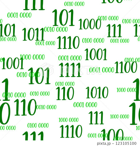 Decimal code Seamless pattern. Programming...のイラスト素材 [123105100] - PIXTA