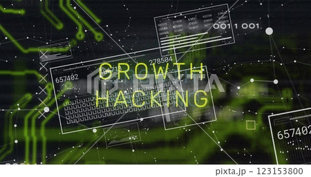 Image of growth hacking text and data...のイラスト素材 [123153800] - PIXTA