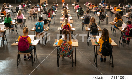 Examination Hallのイラスト素材 [123158093] - PIXTA