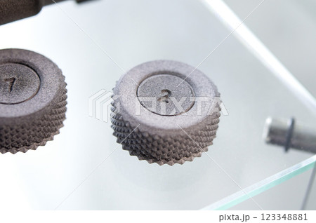 Complex multi-part model printed on 3D printer...の写真素材 [123348881] - PIXTA