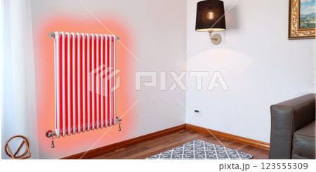 conceptual representation of a radiator that...のイラスト素材 [123555309] - PIXTA
