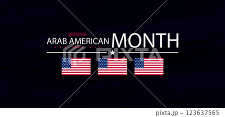 Recognizing Arab American Influence A Month of...のイラスト素材 [123637565 ...