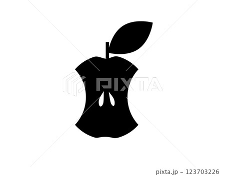 Dried Apple Core Icon, Organic Biodegradable...のイラスト素材 [123703226] - PIXTA