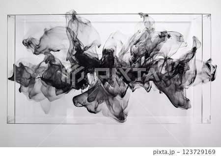 Abstract black and white art formation...のイラスト素材 [123729169] - PIXTA